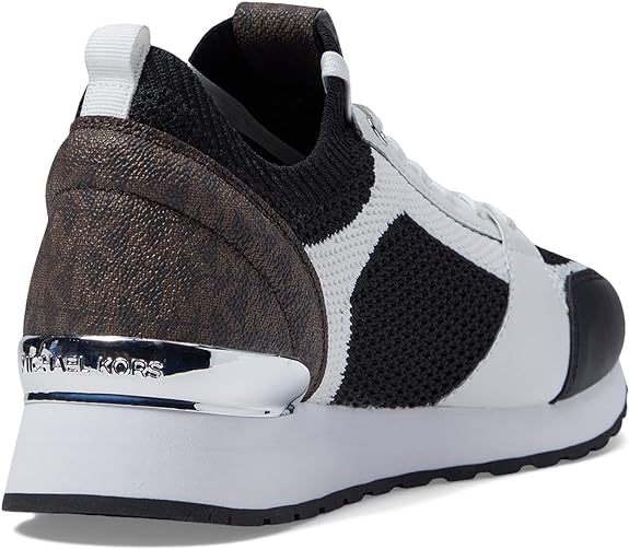 Billie Knit Trainer Black White Vero Shoes Style